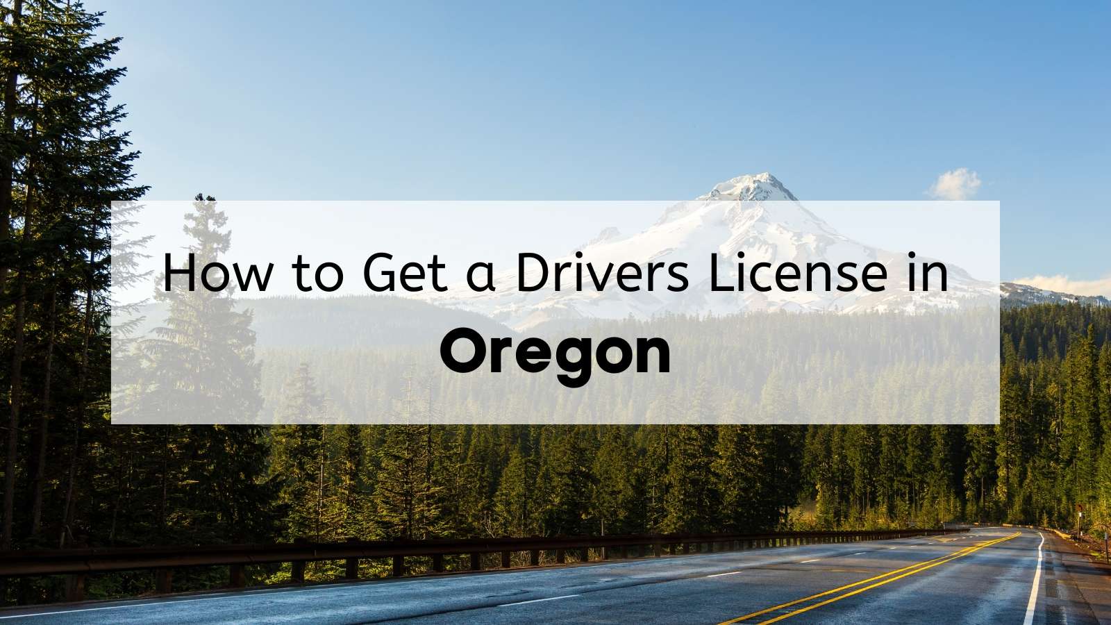 How to Get an Oregon Driver's License 🚘 | [2025] Guide to Oregon ...
